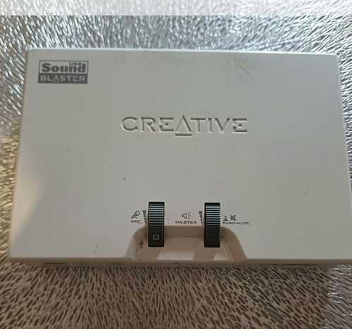 Внешняя звуковая карта creative sound blaster