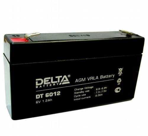 Delta DT 6012 аккумулятор