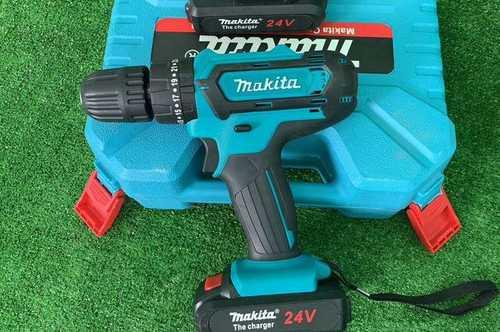 Шуруповерт makita 24в с набором