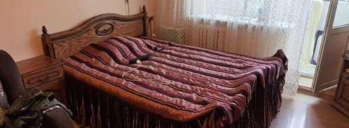 Кровать двухспальная из массива дуба (Румыния)