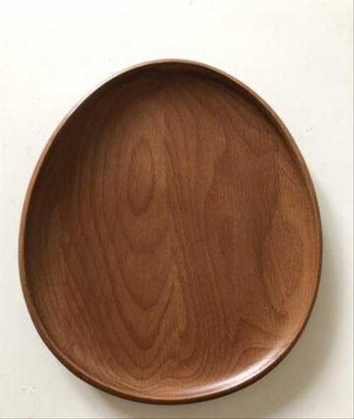 Тарелка деревянная бук