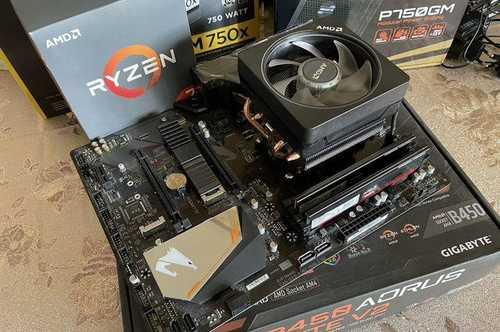 Комплектующие b450 elite v2 ryzen 7 2700x 32gb