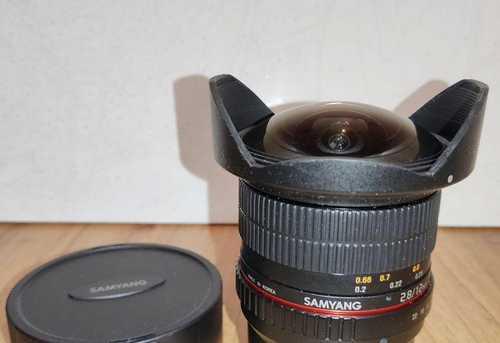 Объектив Samyang 12mm f/2.8 Fish-eye Sony E