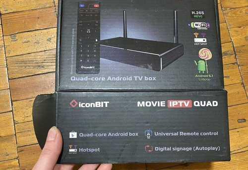 Медиаплеер TV приставка Iconbit Movie Iptv Quad