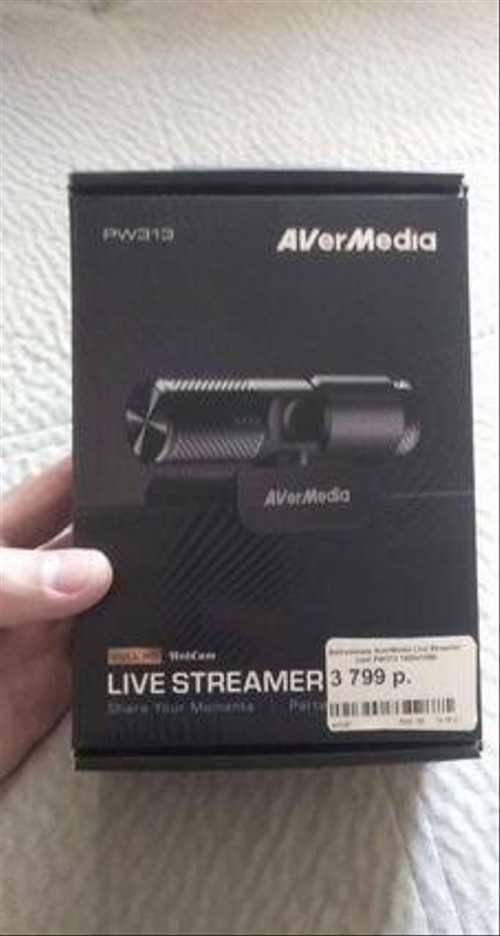 Веб камера Full hd AverMedia live streamer pw313