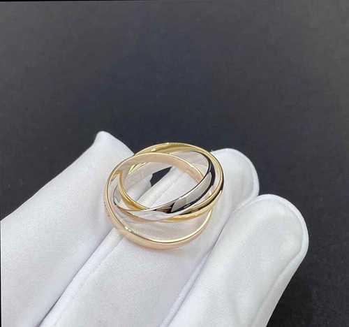 Золотое кольцо Cartier Trinity