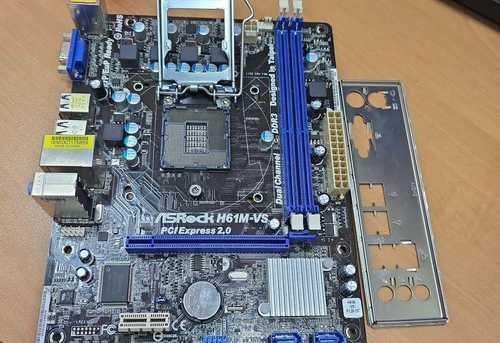 Материнская плата 1155 ASRock H61M-VS