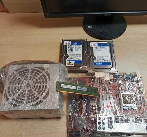 Блок питания Ascot, мп MSI, hdd 500gb