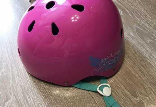 Шлем детский с регулировкой размера (розовый)