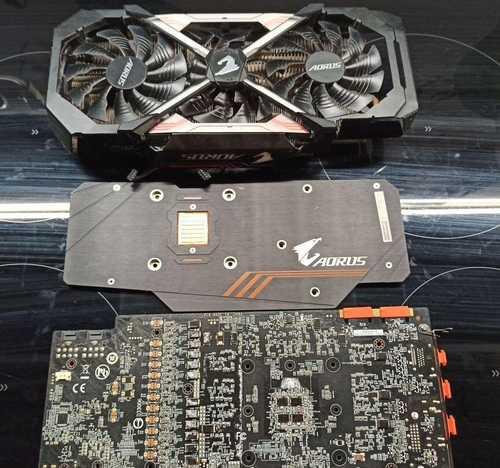 Gigabyte aorus GeForce GTX 1080 Ti 11G на запчасти