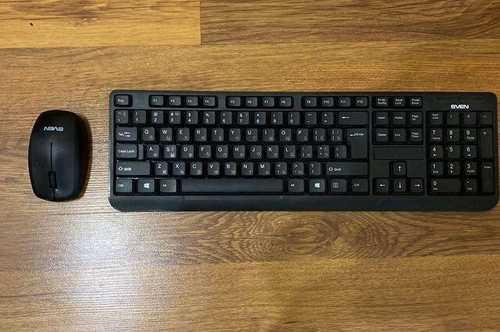 Беспроводная мышь и клавиатура sven