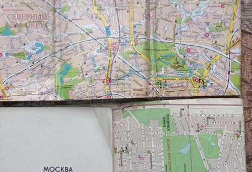 Карты Москвы и мо разных лет