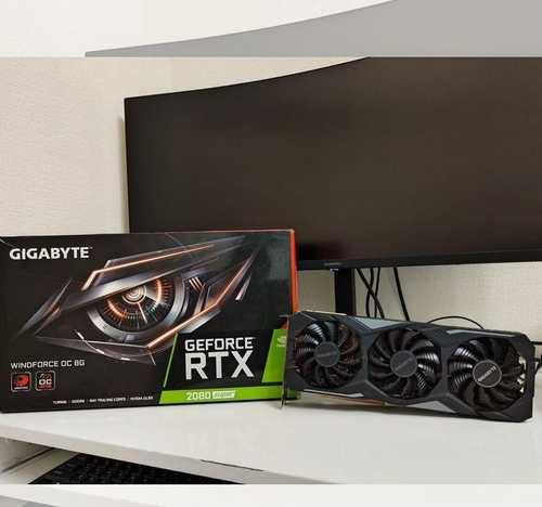 Продам Видеокарту Gigabyte RTX 2080 super 8Gb