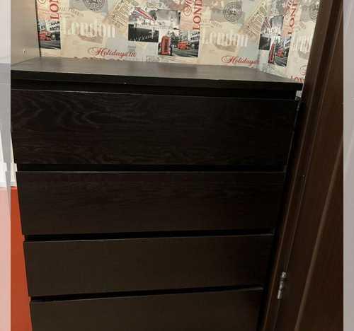 Комод IKEA мальм 4 ящика