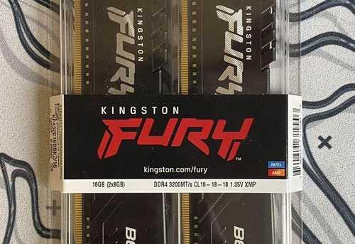 Kingston hyperx fury ddr4 16gb 3200