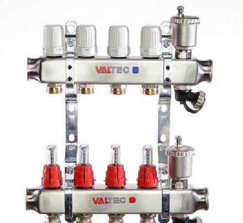 Valtec коллекторный блок с термостатическими клапа