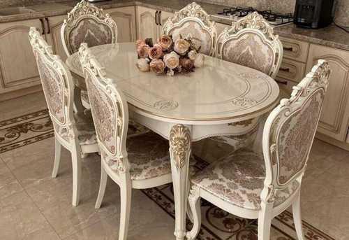 Стол Роза «Пальма» / Кухонный стол стулья / стол
