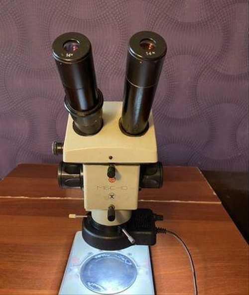 Микроскоп мбс 10 с окулярами и подсветкой