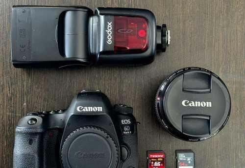 Комплект фотоаппарат и объектив Canon