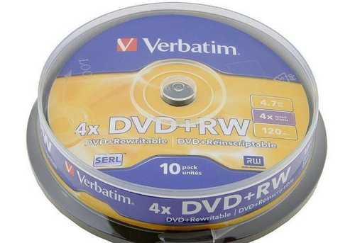 Диск Verbatim DVD-RW 4.7GB 4x