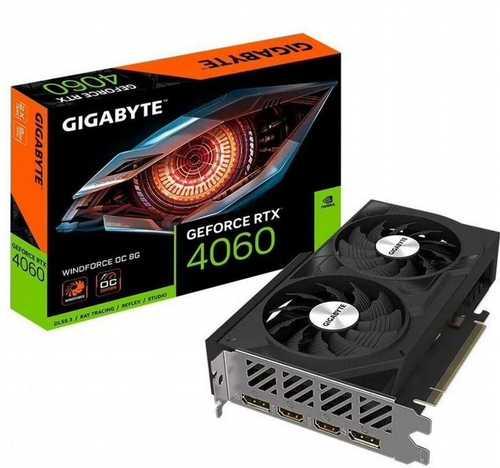 Видеокарта Gigabyte RTX 4060 Windforce 8gb Новая