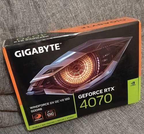 Gigabyte RTX 4070 Windforce 2X OC V2 12gb (новая)