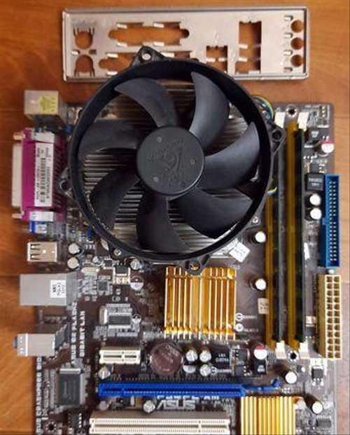 Asus P5QPL-AM + Core 2 Quad Q6600 (S775)