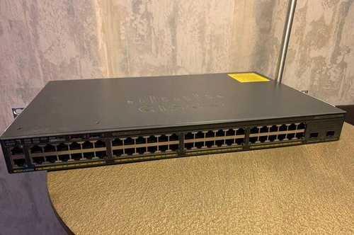 Коммутатор Cisco 2960x-48TD-L (со Stack модулем)