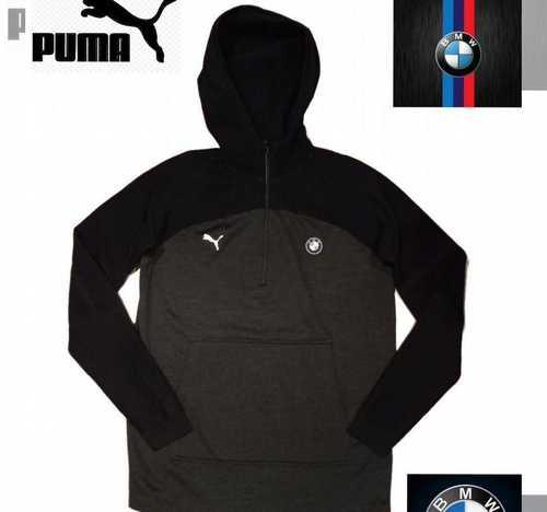 Худи Puma BMW Evoknit Big Logo Black, оригинал