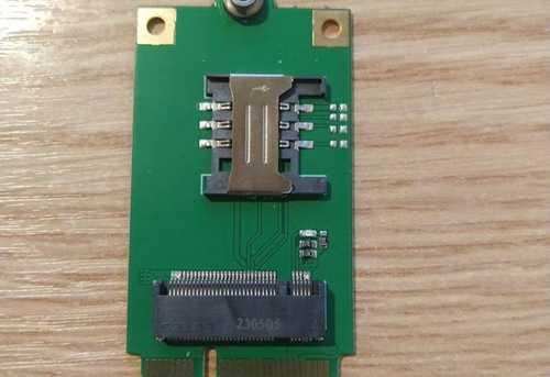 Адаптер для модема ngff M.2 key B на Mini PCI-E