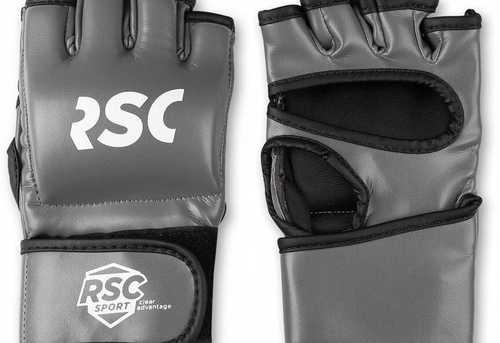Перчатки мма RSC SB-03-330 серо-черные (S)