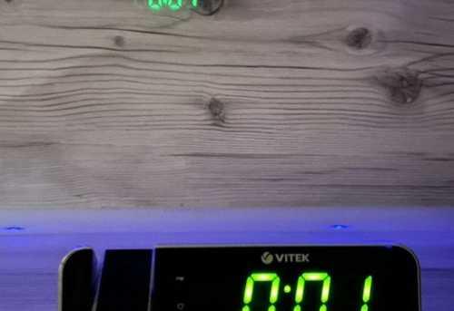 Часы будильник с проектором