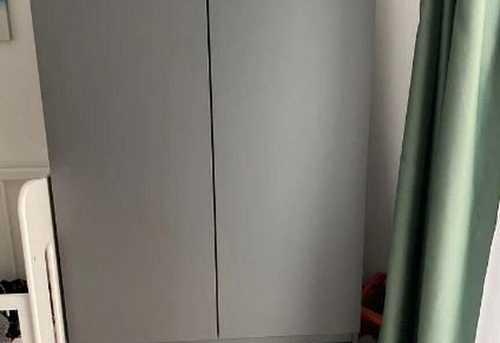 Шкаф распашной серый 90 см в наличии