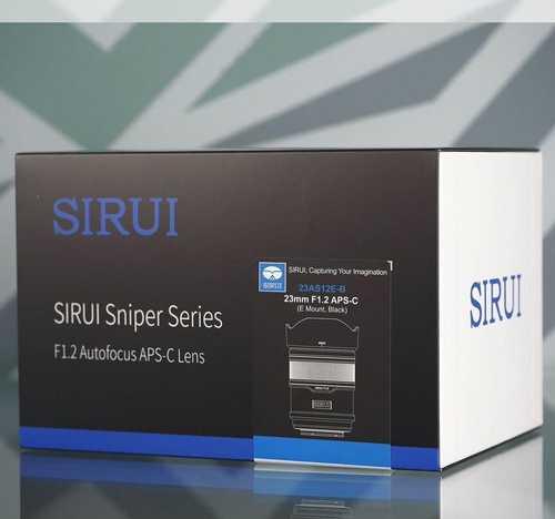 Sirui Sniper 23mm f/1.2 AF Sony E Black новый