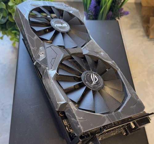 Видеокарарта Rx570 4gb Asus Rog Strix gaming