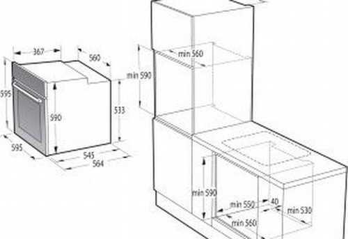 Электрический духовой шкаф Gorenje BOB6737E01X