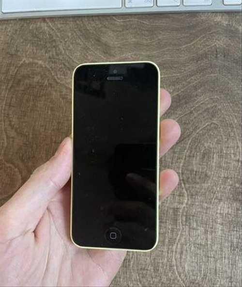Телефон iPhone 5c A1507 желтый