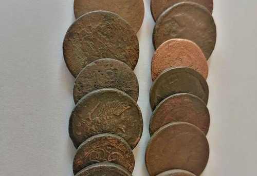 Старинные купные медные монеты для лечения