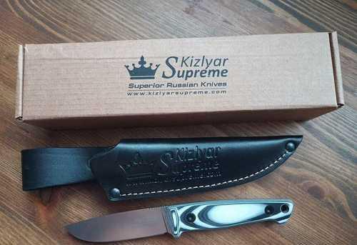 Нож фиксированный Kizlyar Supreme Santi D2 SW G10H