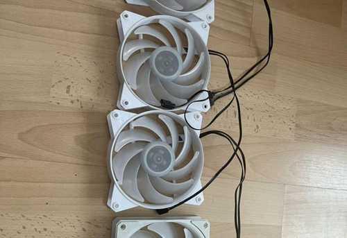 Вентиляторы cooler master white 4x120mm argb