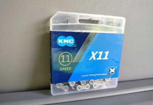 Новая цепь KMC X11, 118 звеньев, 11 скоростей
