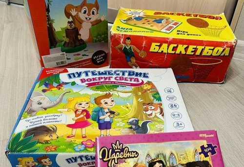 Настольные игры для детей пакетом(цена за всё)
