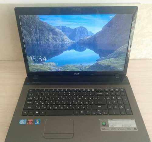 Ноутбук Acer aspire 7750g 6Gb 17.3