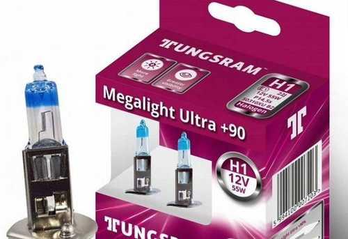 Набор ламп tungsram 2 X H1 Megalight Ultra +90
