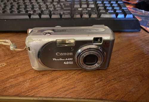 Цифровой фотоаппарат Canon powershot A430