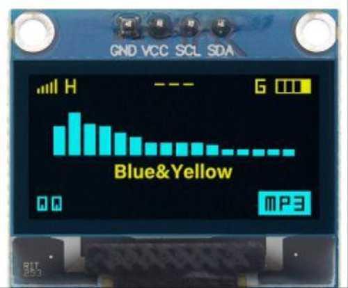 Oled 0.96'' дисплей I2C SPI