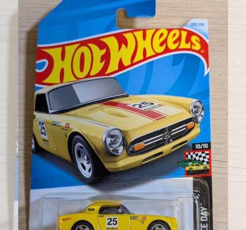 Hot Wheels Honda S800 Racing (Желтый)