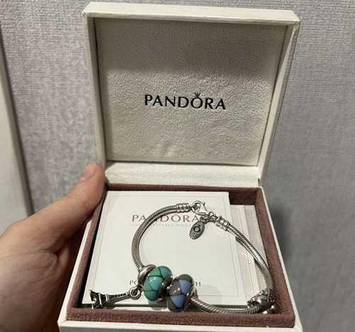 Браслет с шармами Pandora оригинал