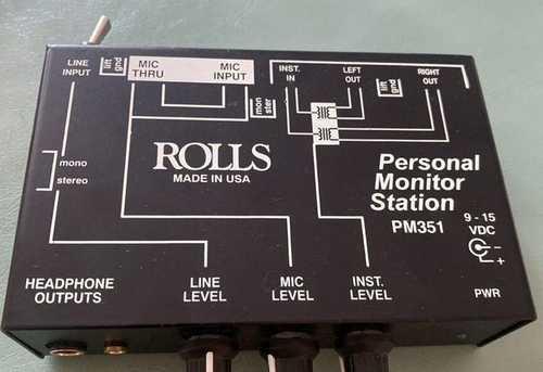 Rolls PM 351 Personal Monitor Station