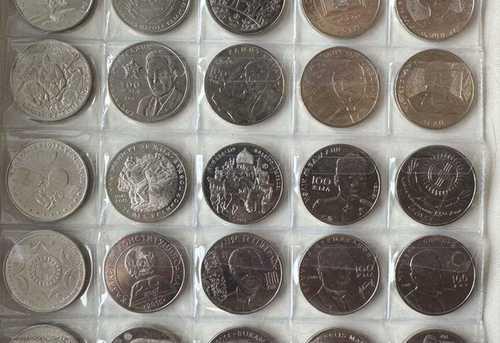 Набор 40 юбилейных монет Казахстана UNC